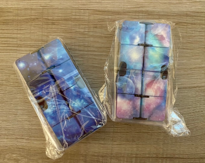 Galaxy Infinity Cubes Fidget Toys Fun Fidgets Infinity Cubes Galaxy ...