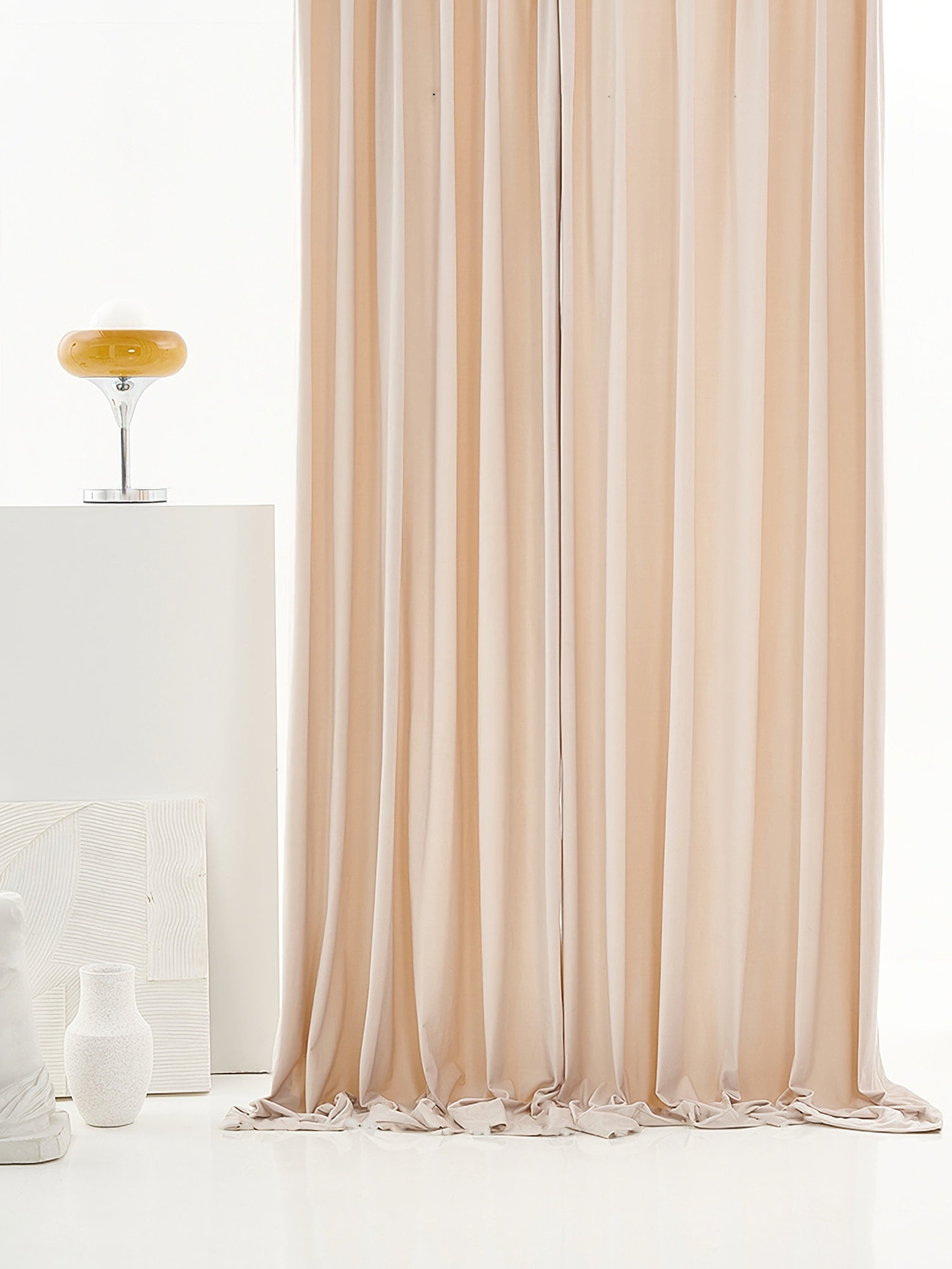 Pair of Cream Velvet Curtains Biege Velvet Curtain Window - Etsy