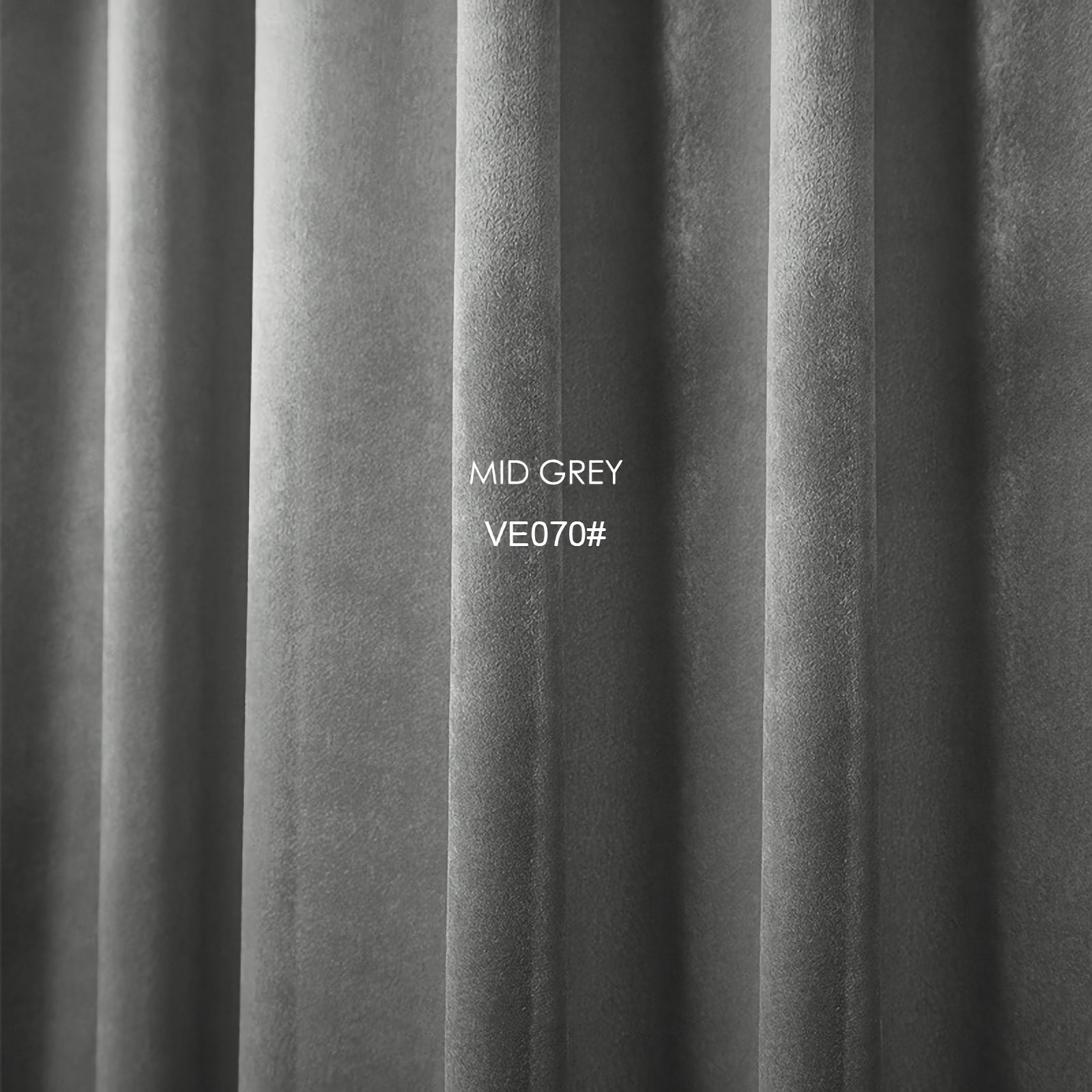 Custom Size Charcoal Gray Velvet Curtain Black Velvet Drape | Etsy