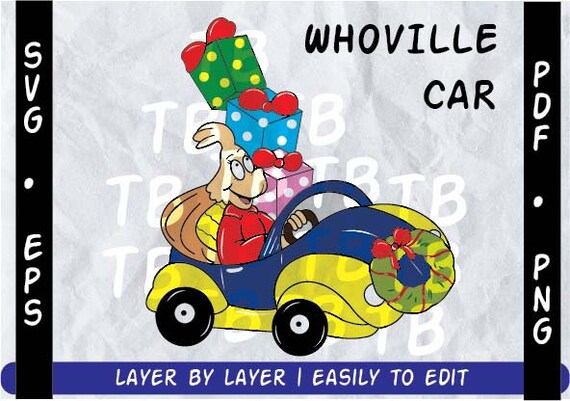 Whoville Car Inspired Design Cut File Svg Cricut Digital - Etsy Australia