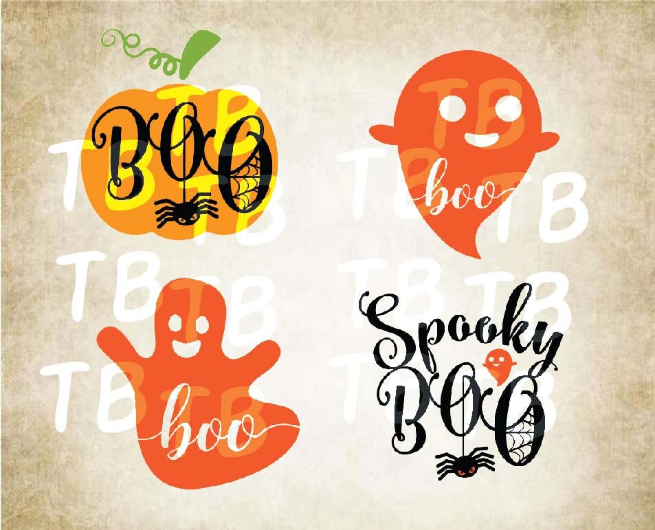 Boo Designs 2.0 Halloween Bundle 12 Designs Lover, Kids, Cutting Files ...