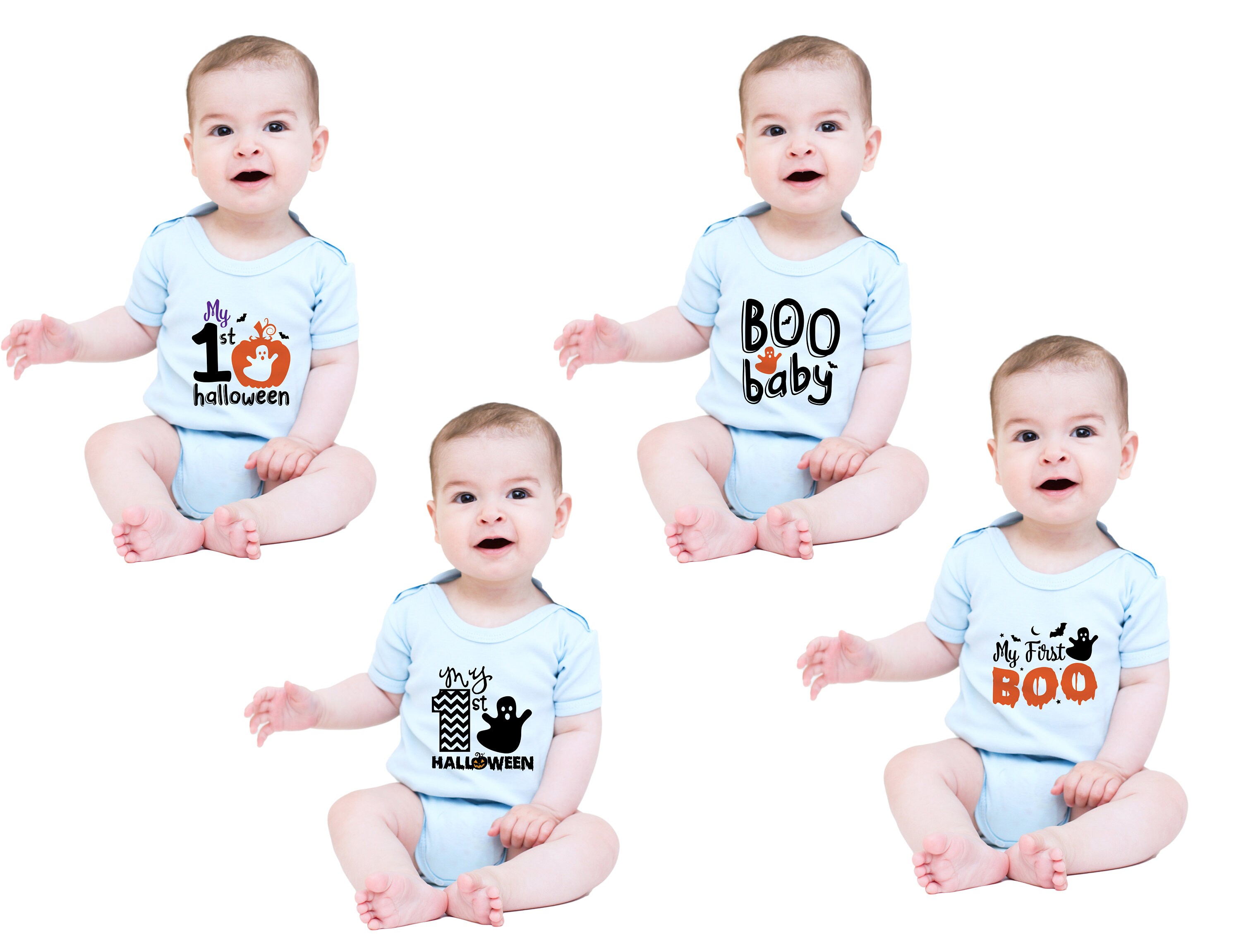 My First Halloween Theme Bundle 12 Designs Baby, Kids, Cutting Files ...