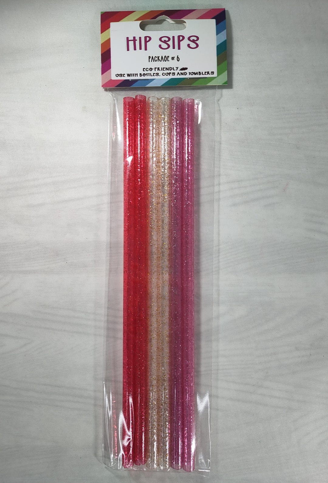 Hip Sips Glitter Straw Collection - Etsy