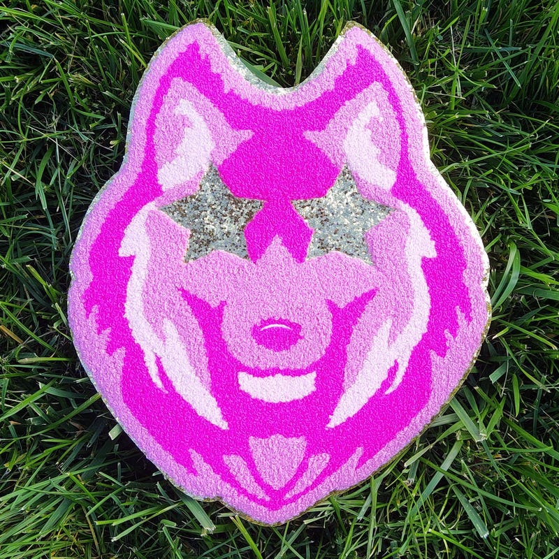 Wolf Applique - Etsy
