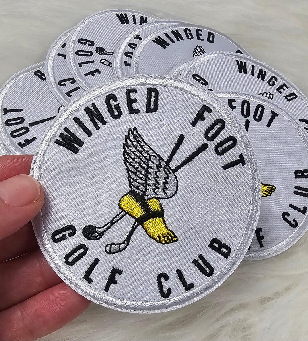 Winged Foot Golf Club' Trump Embroidery Iron on Patch - Etsy