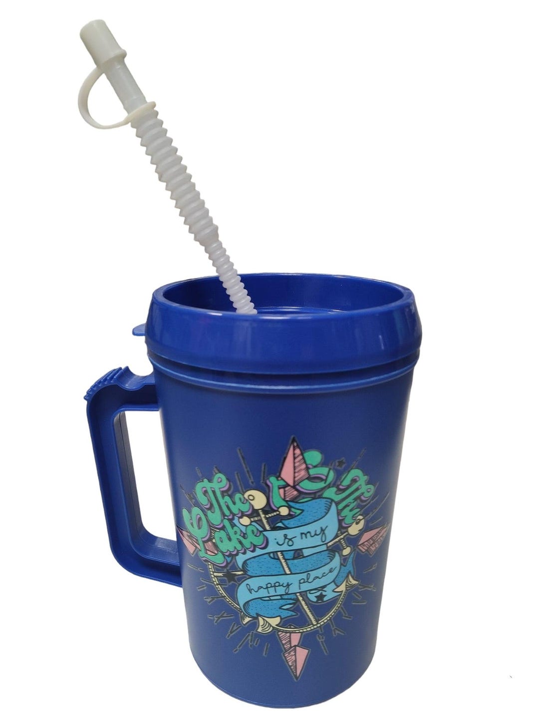 Hip Sips the Lake is My Happy Place" HIP SIPS Mega Mug 34oz - Etsy