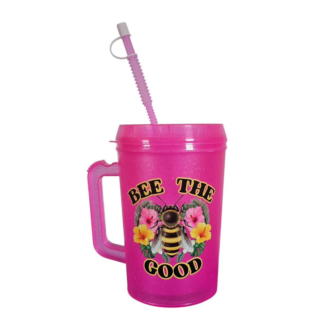 Bee the Good Flower HIP SIPS Mega Trucker Mug 34oz - Etsy