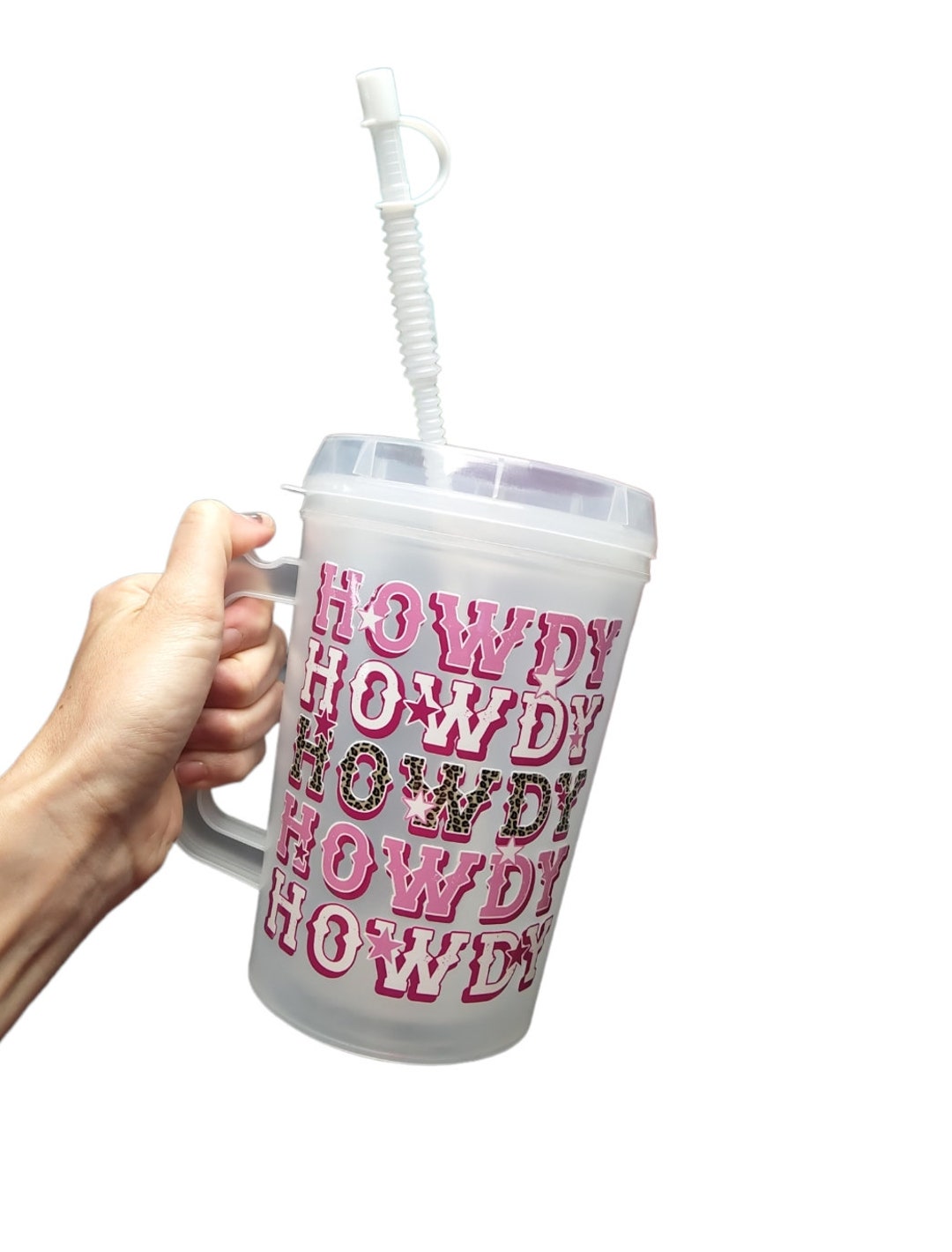 Howdy 34oz HIP SIPS Mug With Lid and Straw, Western Bridal Party Mug ...