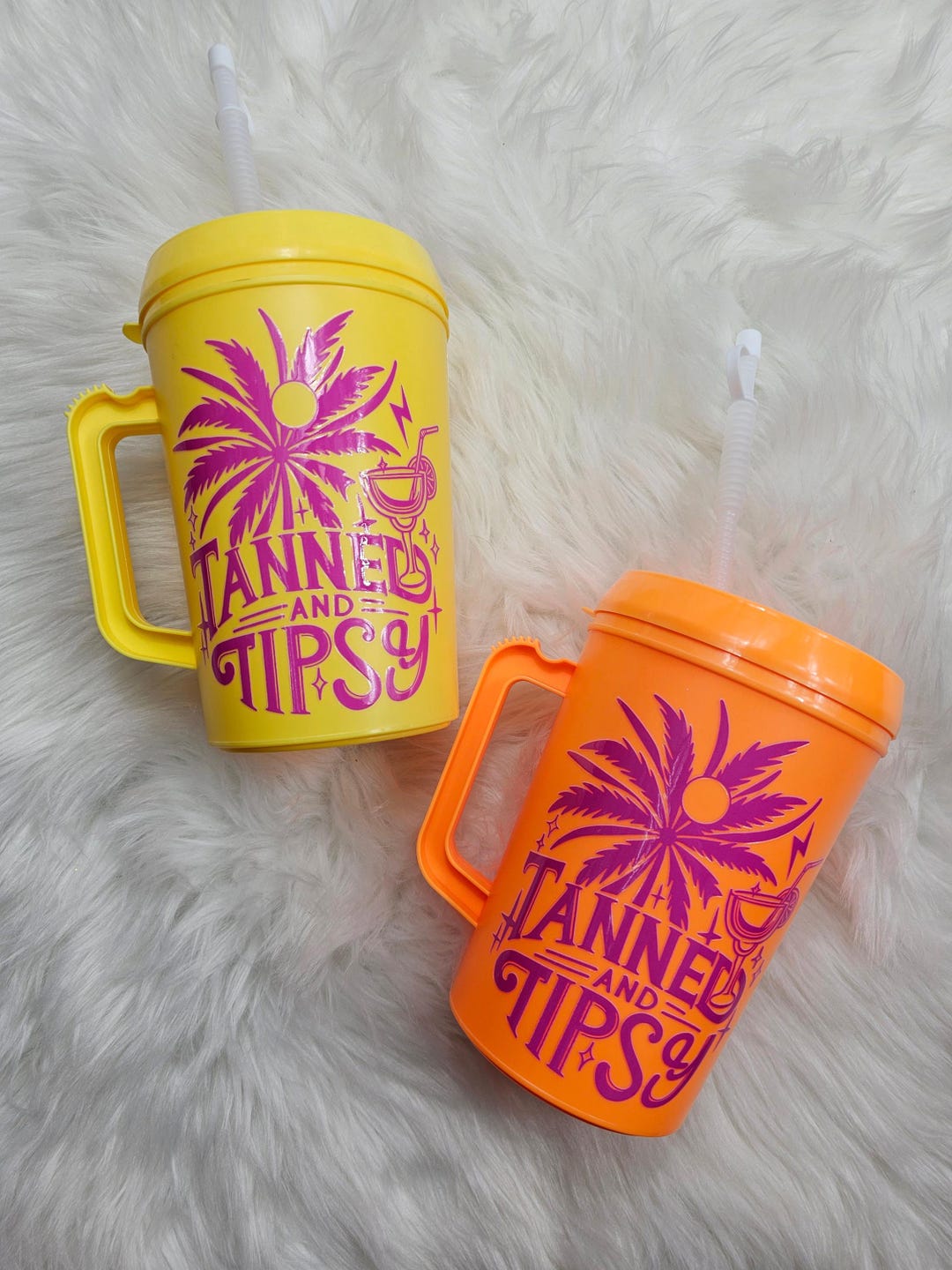 Hip Sips Tanned and Tipsy' HIP SIPS Mega Mug 34oz - Etsy