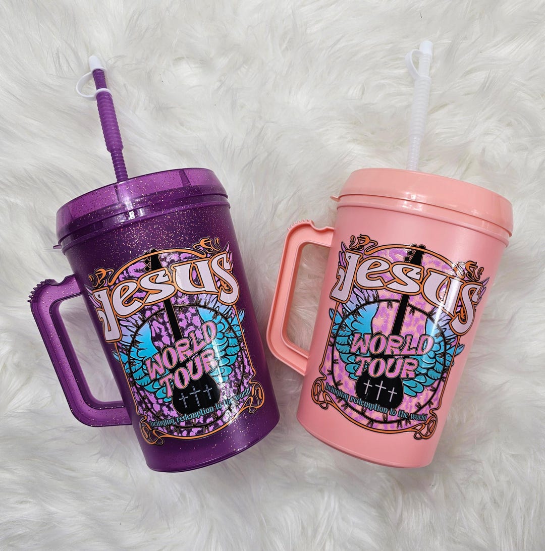 Hip Sips Jesus World Tour' HIP SIPS Mega Mug 34oz - Etsy