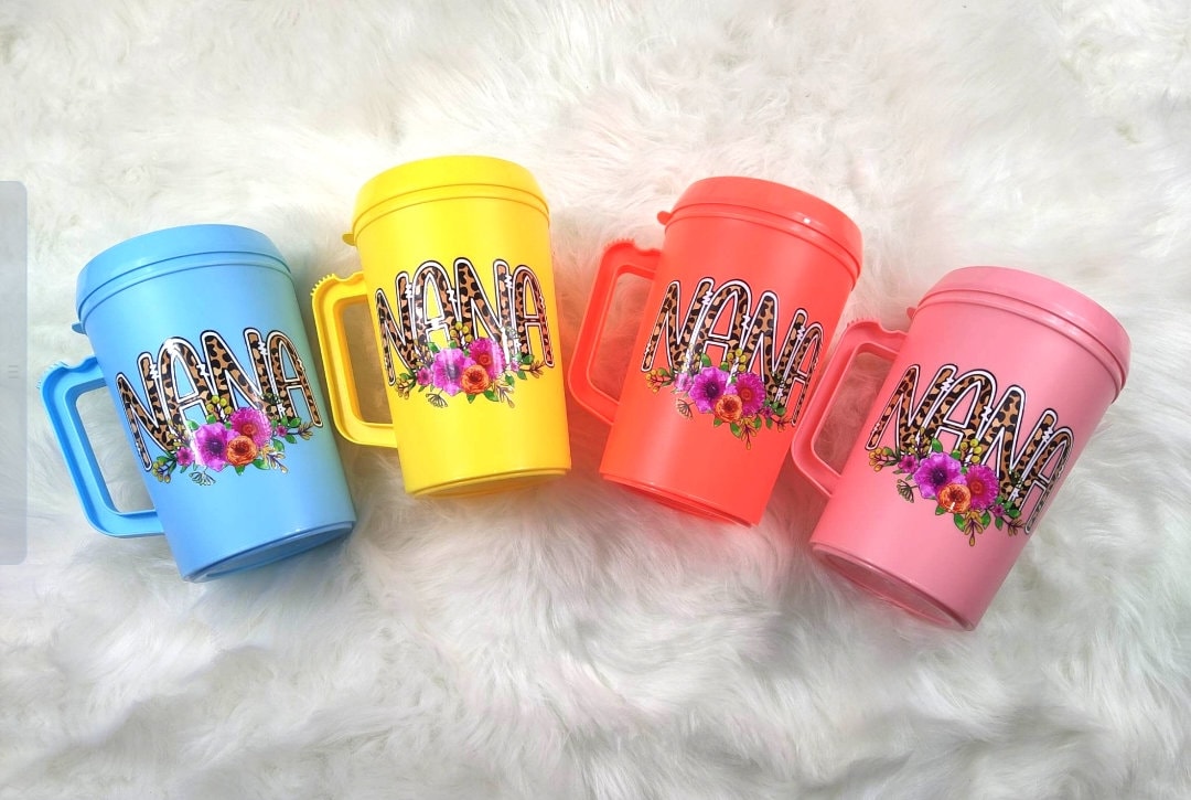 Hip Sips Nana 34oz Mega Mug With Lid and Straw, Grandma Mega Mug 34oz ...