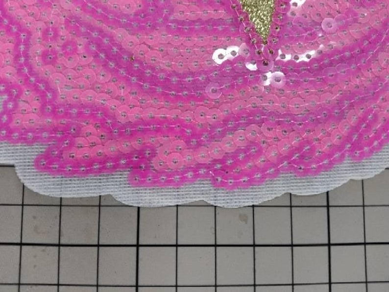 Hot Pink Tiger Sequin Mascot Iron on Patch - Etsy