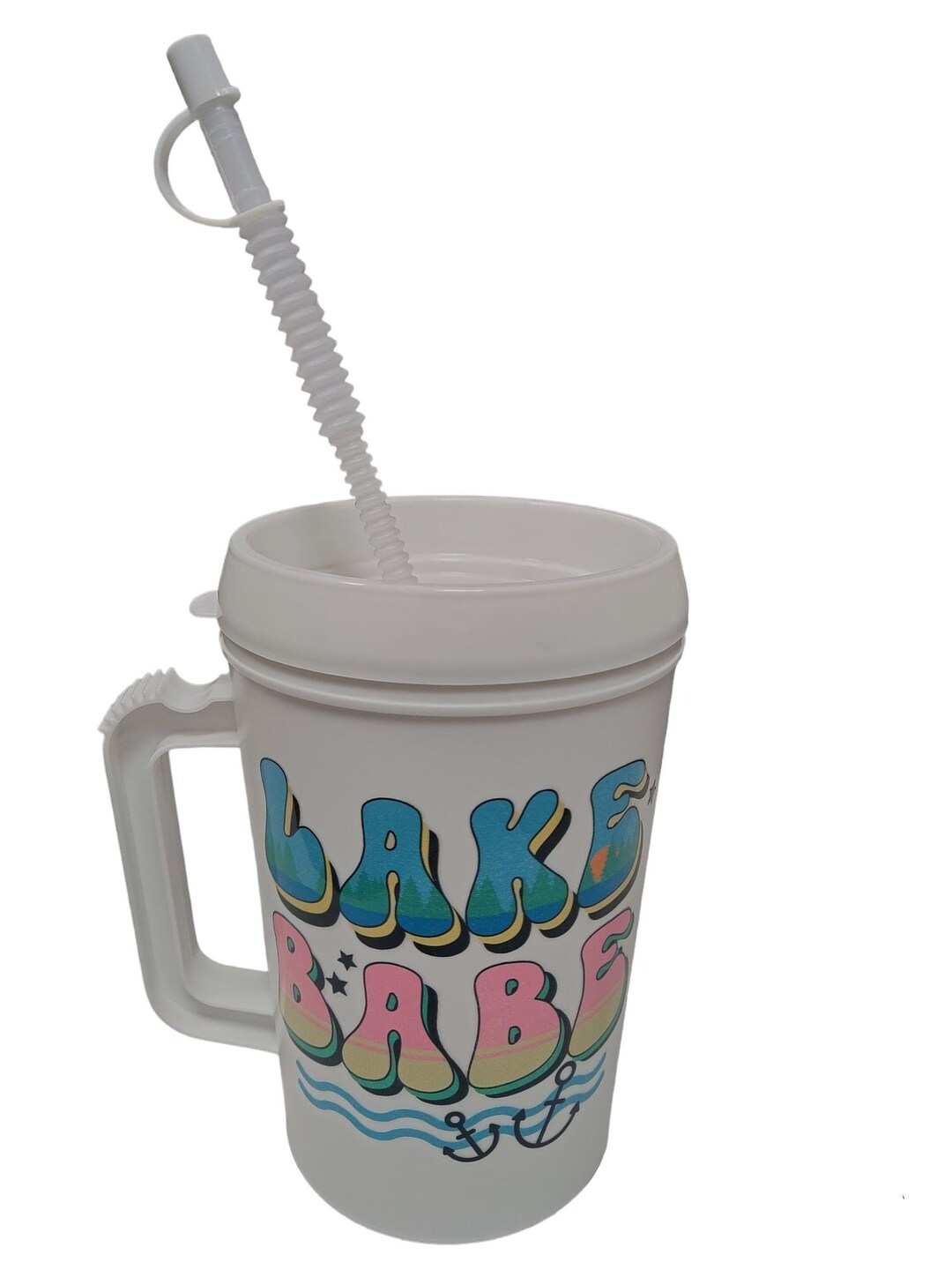 Hip Sips Lake Babe" HIP SIPS Mega Mug 34oz - Etsy