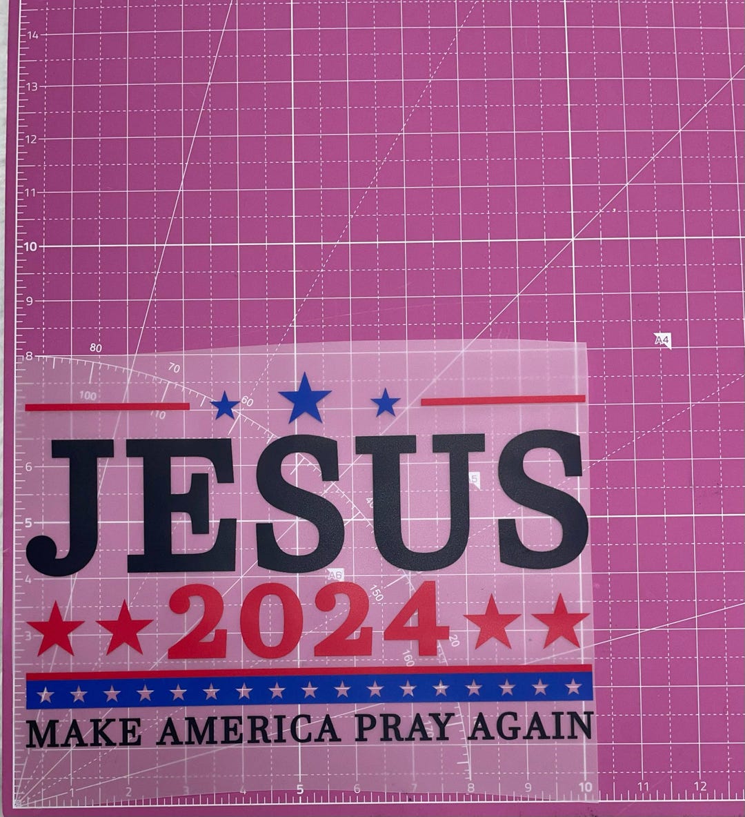 JESUS for President 2024 DTF Iron on Transfers - Etsy
