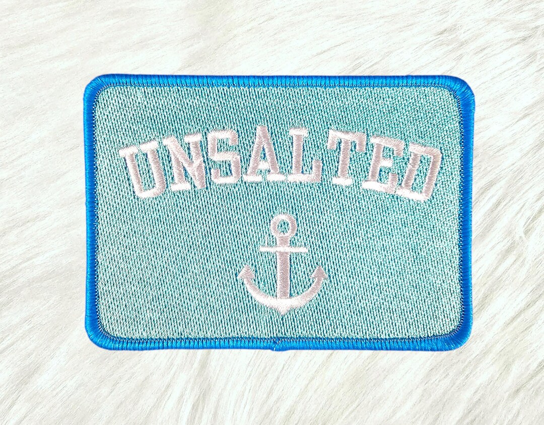 Great Lakes Unsalted Embroidery Iron on Patch - Etsy