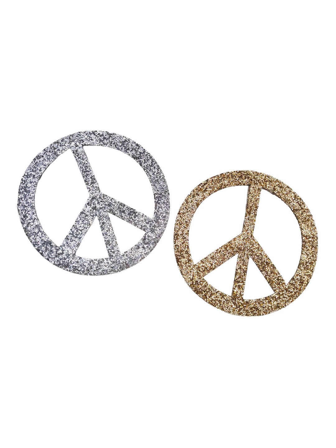 Small Rhinestone Peace Symbol Iron-on Patch - Etsy