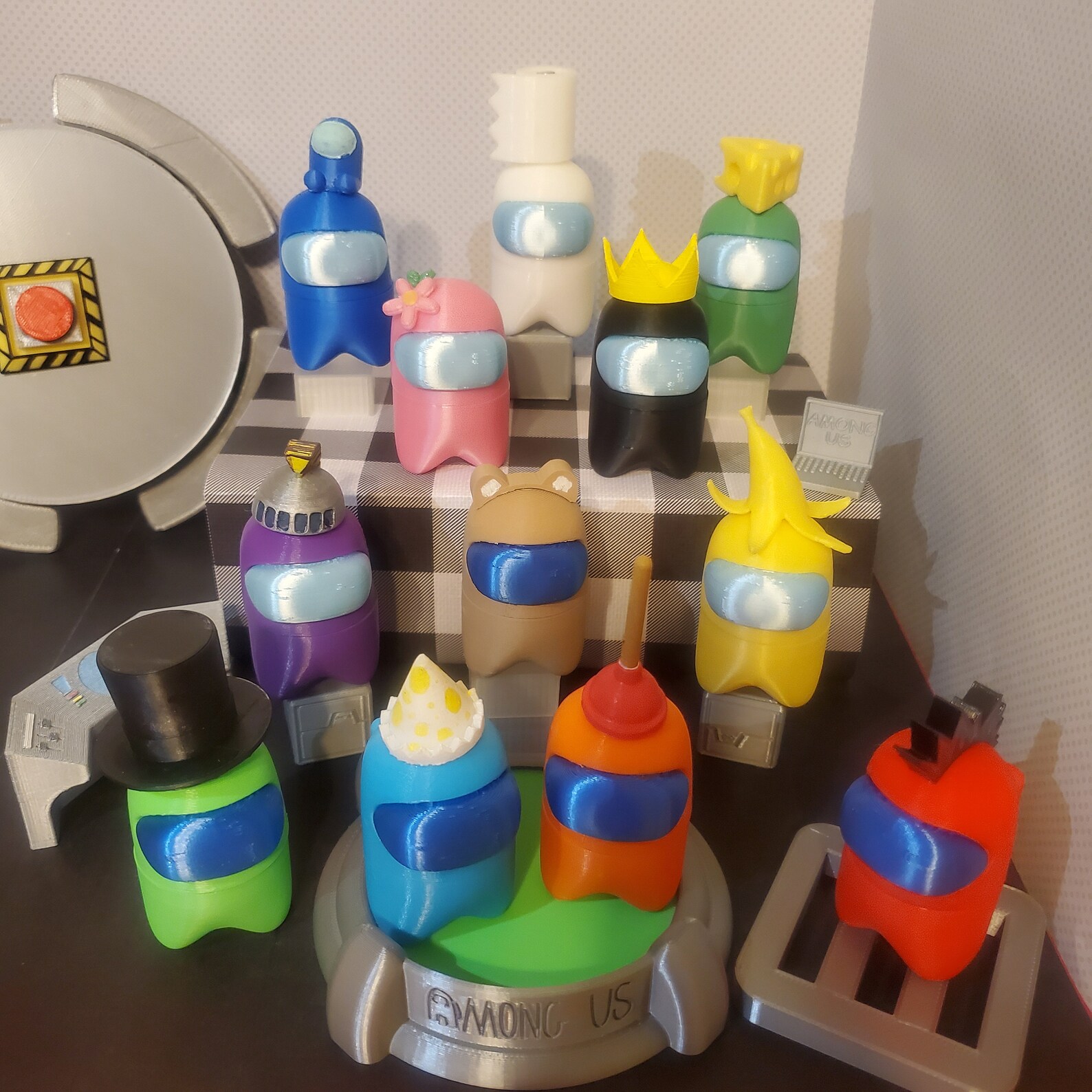 3d Printed Crewmate Hats - Etsy