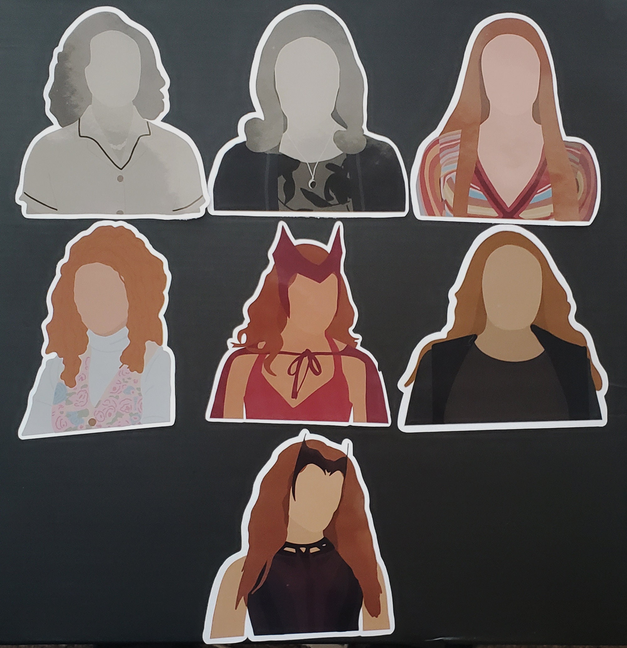 Wanda Through the Decades Sticker Pack — Twisted Gemini