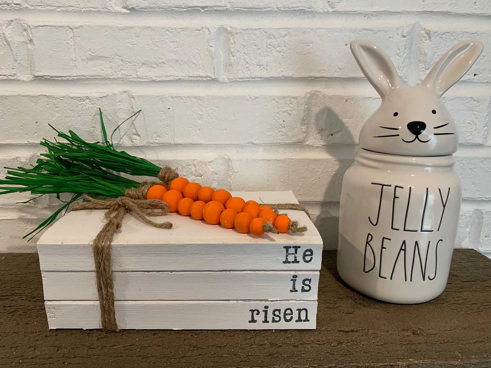 Wood Bead Carrots / Beaded Carrots / Spring Decor / Easter | Etsy