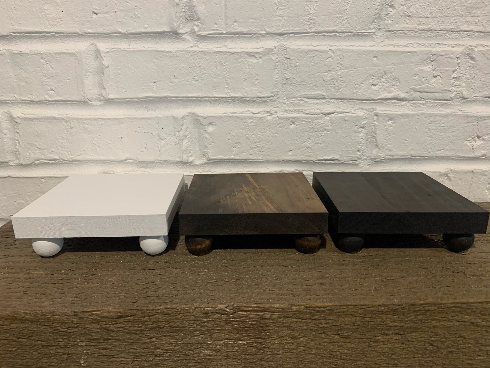 Square Wood Riser / Square Wood Stand / Farmhouse Riser Stand - Etsy