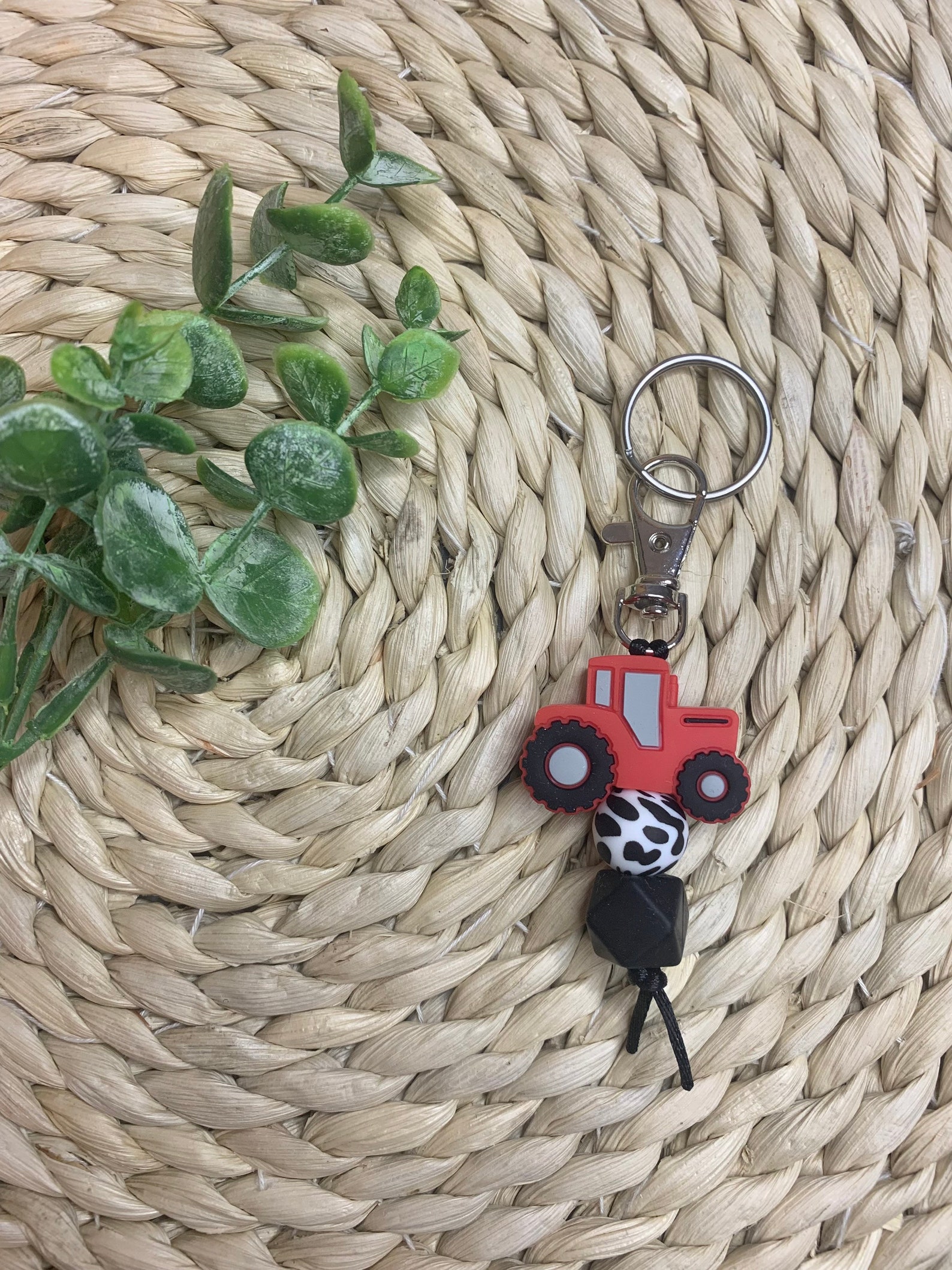 Tractor Mini Keychain / Green Tractor Mini Keychain / Tractor - Etsy