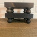 Square Wood Riser / Square Wood Stand / Farmhouse Riser Stand / Stained ...