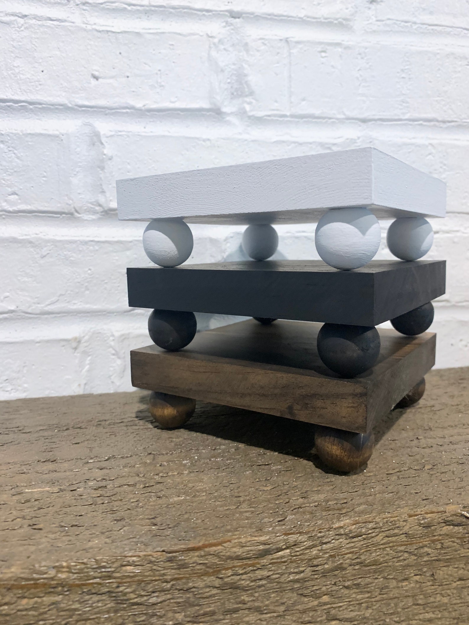 Square Wood Riser / Square Wood Stand / Farmhouse Riser Stand - Etsy