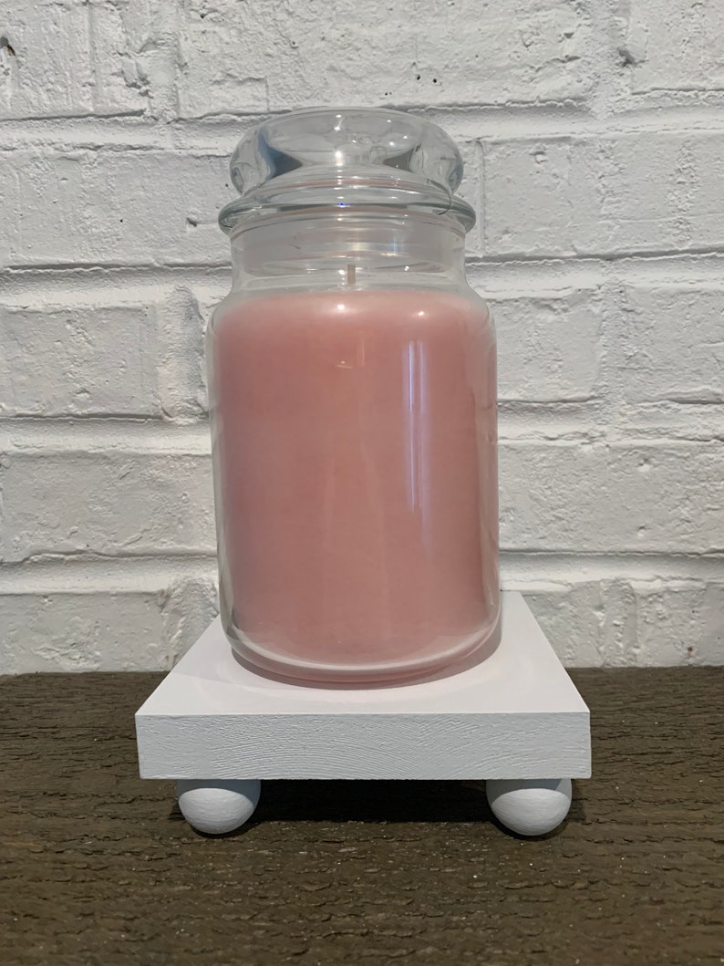 Square Wood Riser / Square Wood Stand / Farmhouse Riser Stand / Stained ...