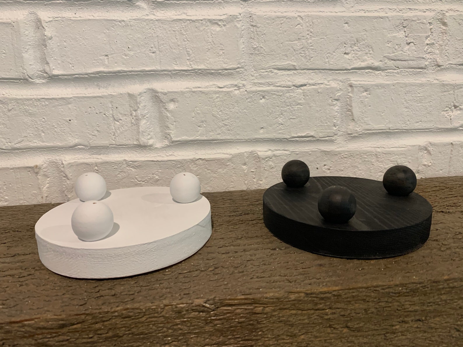 Circle Wood Stand / Round Wood Riser / Farmhouse Riser Stand / - Etsy