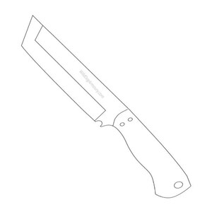 Tanto Knife Template, Knives, Survival Knife, Knifemaking Template - Etsy