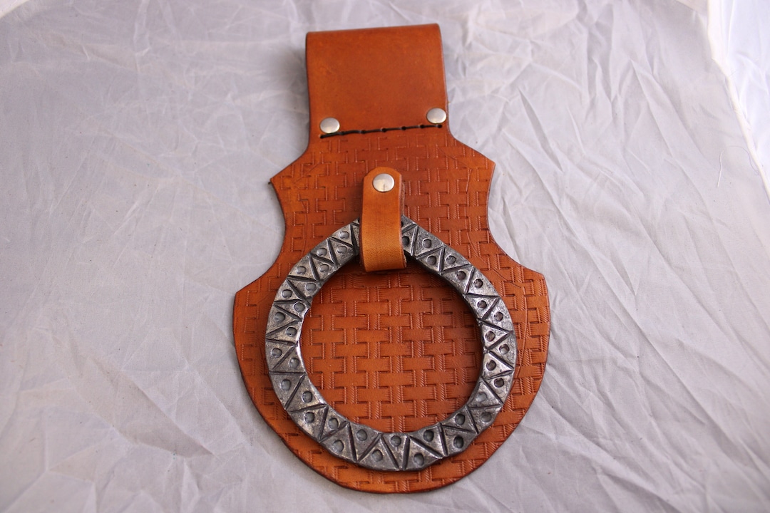 Leather Frog Scabbard Sword Holder Weapon Holder LARP Sword Scabbard ...