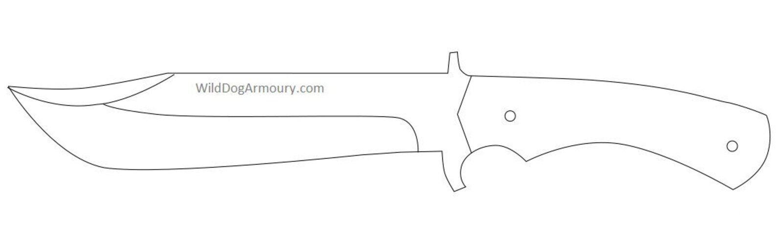 Knife Template, Knives, Survival Knife, Knifemaking Template - Etsy