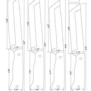 Tanto Knife Template, Knives, Survival Knife, Knifemaking Template - Etsy