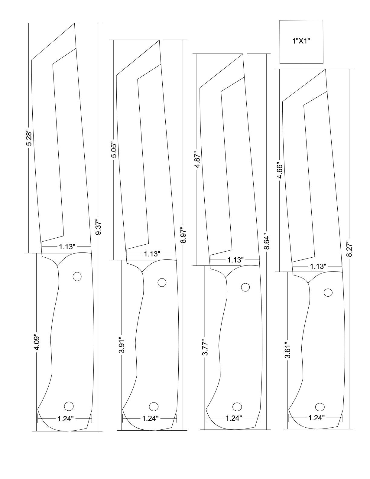 Tanto Knife Template, Knives, Survival Knife, Knifemaking Template - Etsy