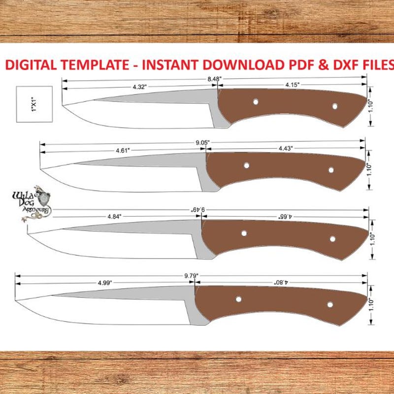 Printable Knife Template - Etsy