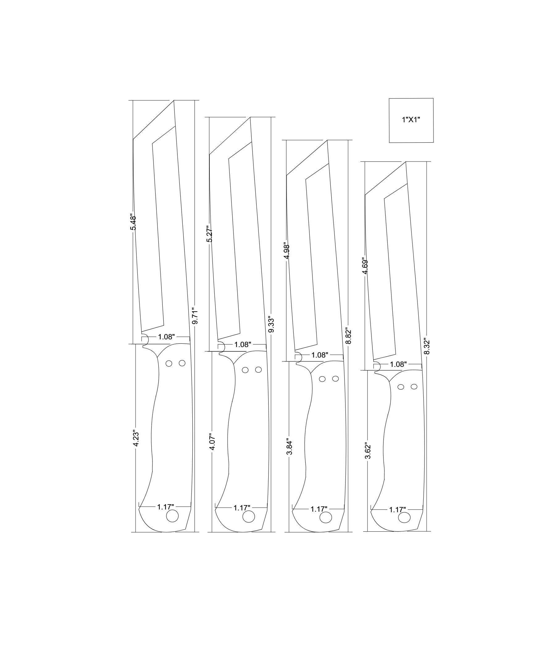 Tanto Knife Template, Knives, Survival Knife, Knifemaking Template - Etsy