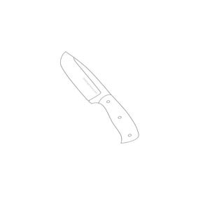 Skinner Knife Template: Knifemaking Blueprint (PDF & DXF Digital ...