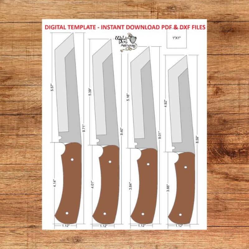 Knife Sheath Templates - Etsy