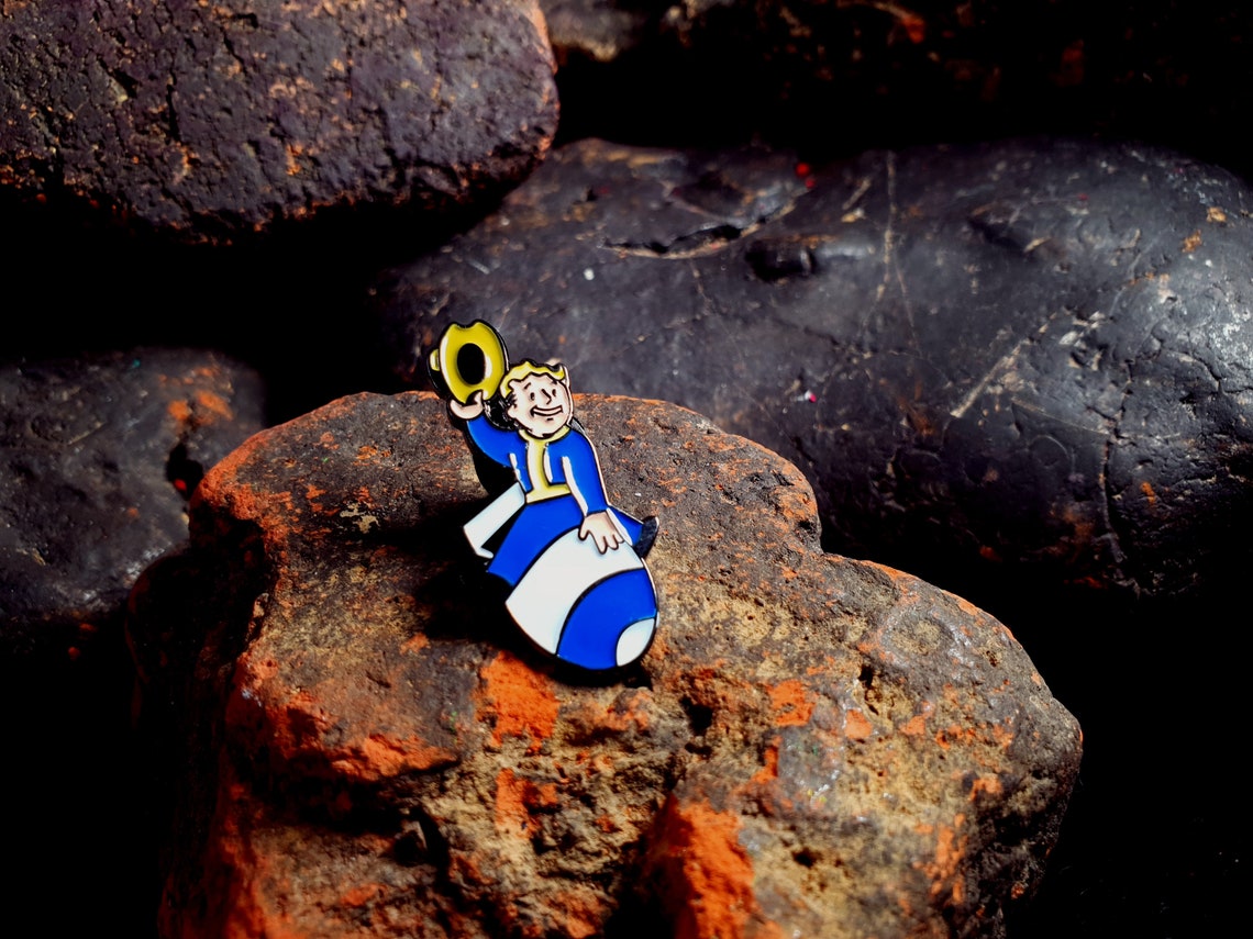 Fallout enamel pin. Fallout pin. Fallout vault boy. Fallout | Etsy