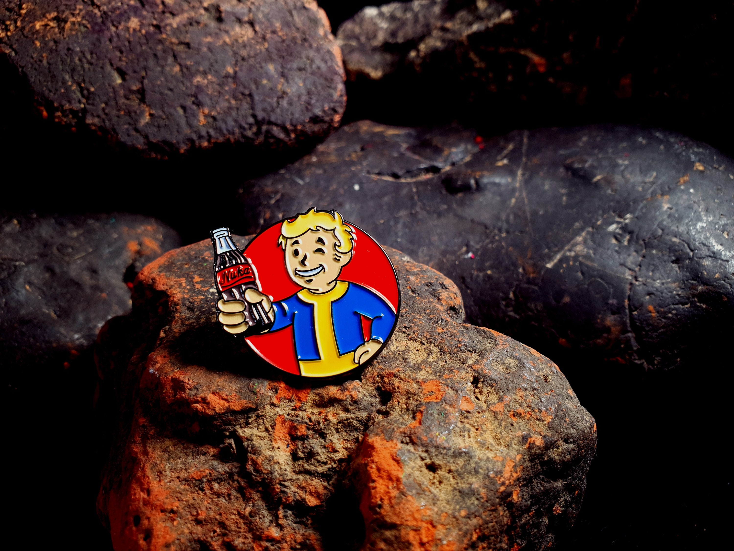Fallout enamel pin. Fallout pin. Fallout vault boy. Fallout | Etsy