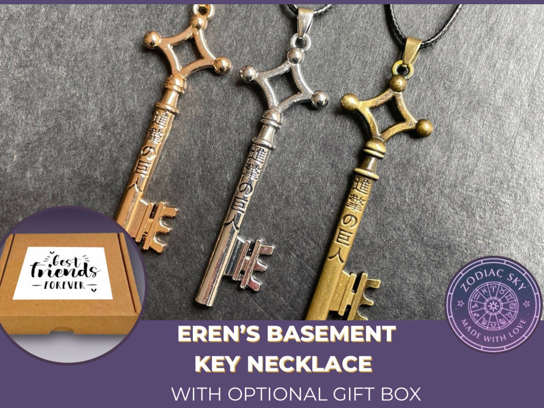 Personalised Anime Jewellery Gift Box: AOT Erens Basement Key - Etsy
