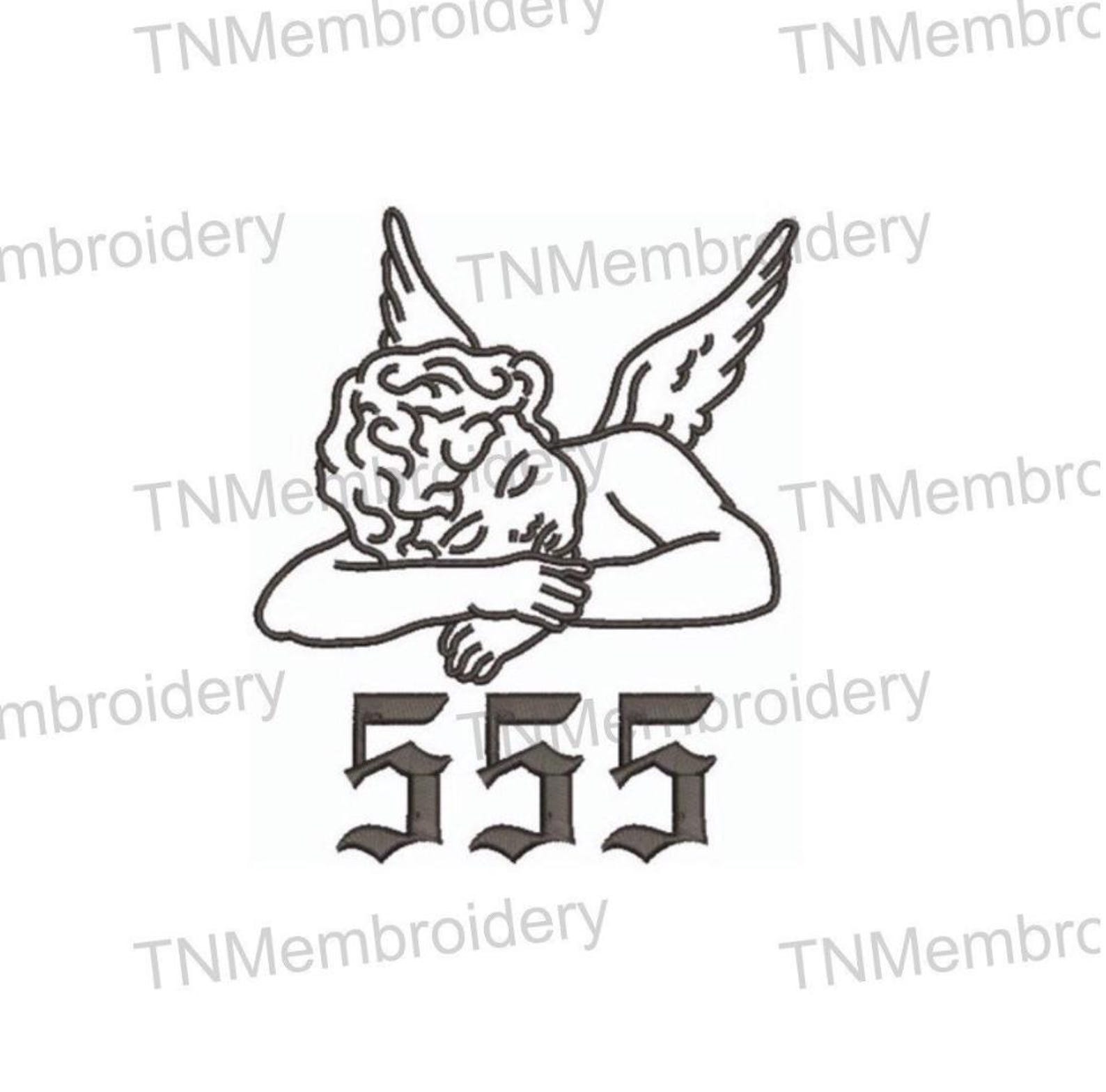 Angel Number 555 Embroidery File - 4 Sizes - 5 Formats - Etsy