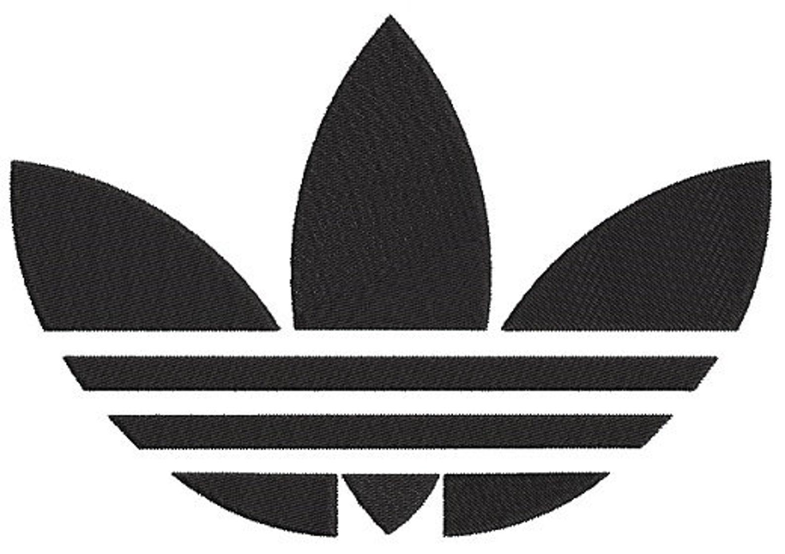 Trefoil Logo Embroidery File 4 Sizes 7 Formats Digital | Etsy