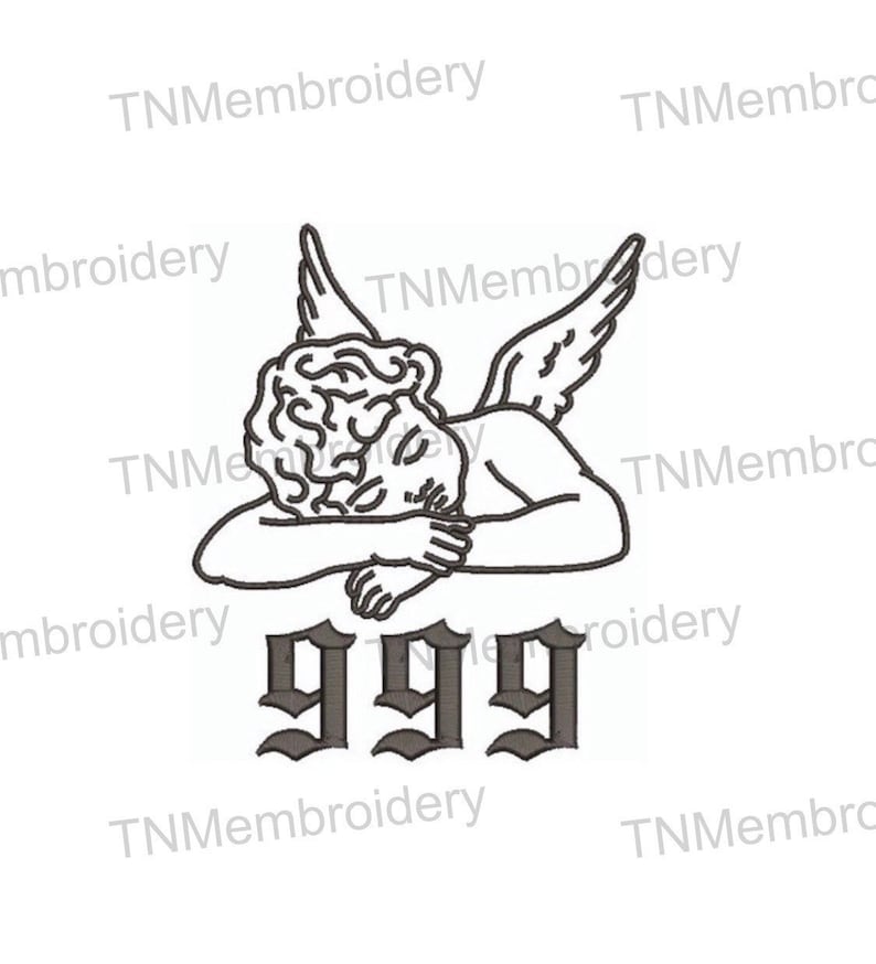 Angel Number 999 Embroidery File 4 Sizes 5 Formats - Etsy