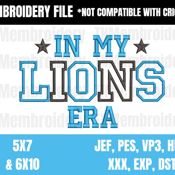 Detroit Lions Font - Etsy