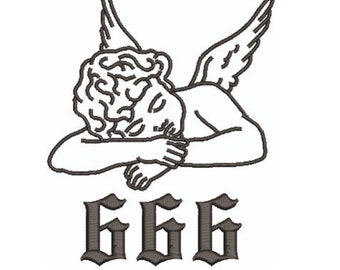 Angel Number 333 Embroidery File 4 Sizes 5 Formats | Etsy