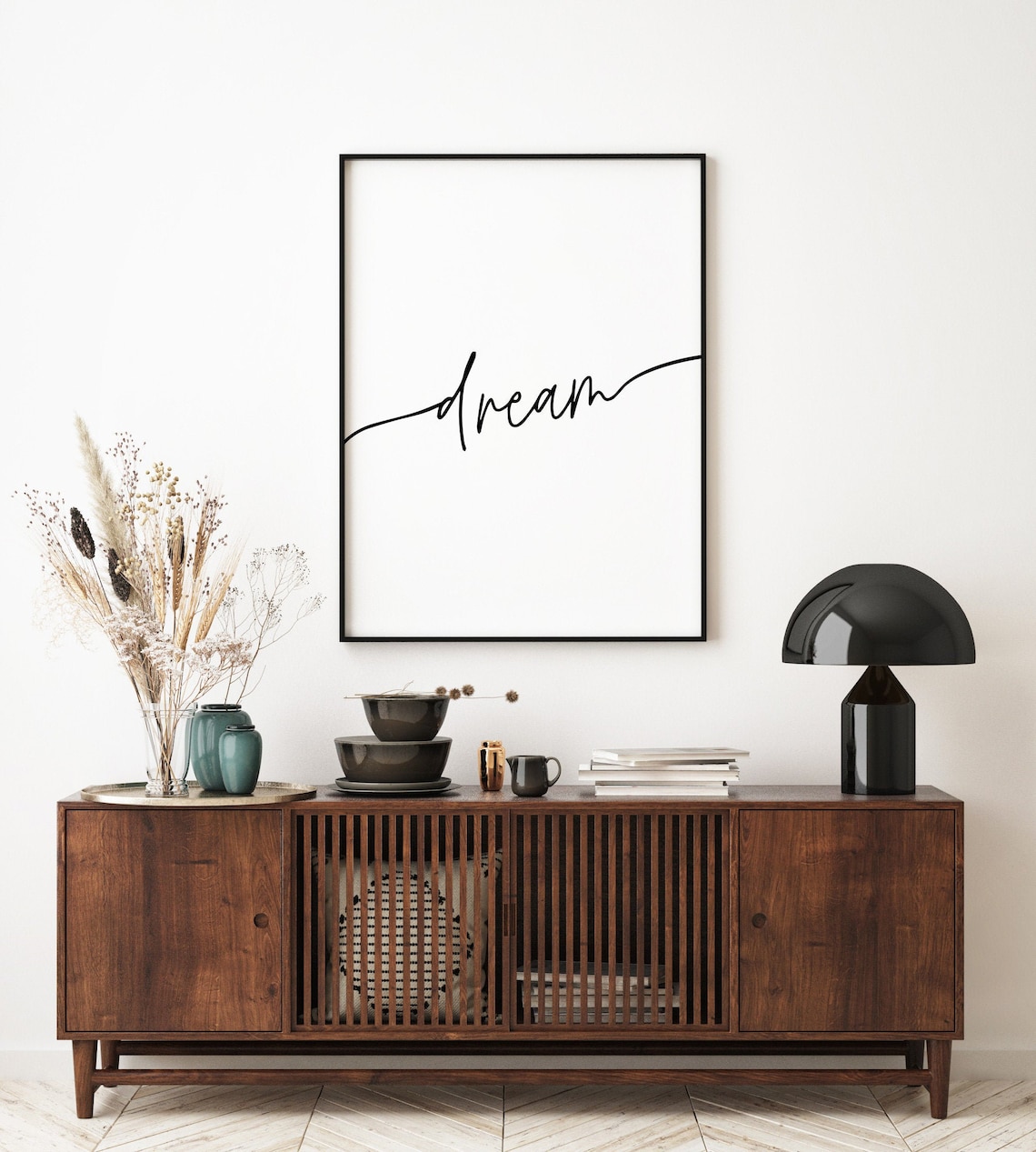 Dream, Printable Wall Art. Handwriting, Calligraphy, Typography Art ...
