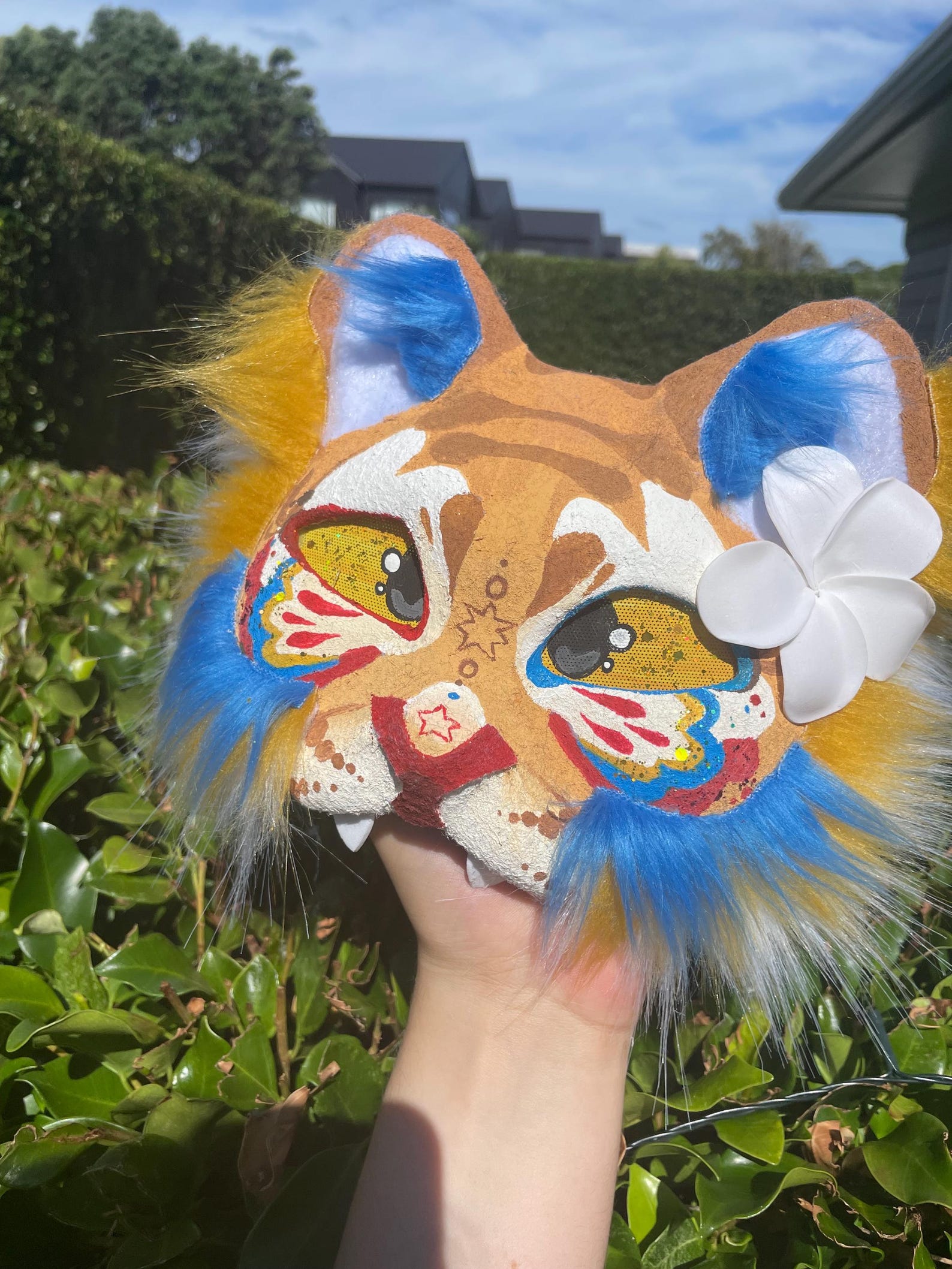 Therian Cat Mask - Etsy New Zealand