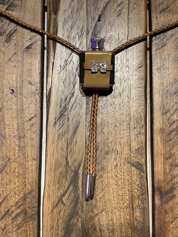 Personalized Blasted Bolo Tie - Etsy