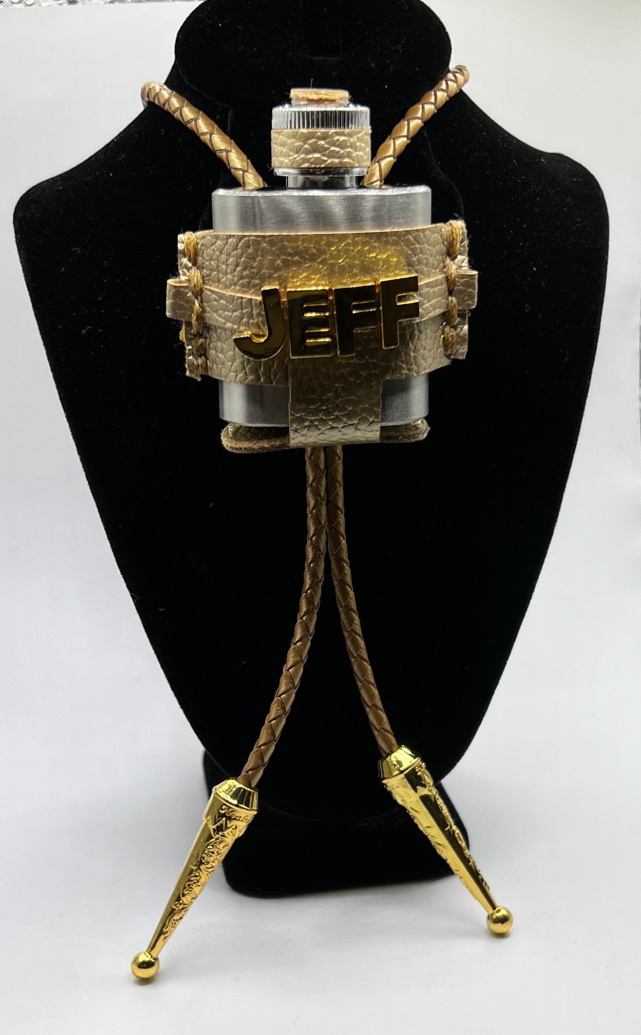 Personalized Blasted Bolo Tie - Etsy